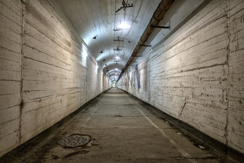 Old Underground Soviet Military Bunker Under Fortification. Stock Photo ...