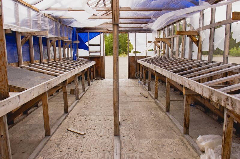Abandoned Mine Drill Core Shed Stock Image - Image of mining, core ...