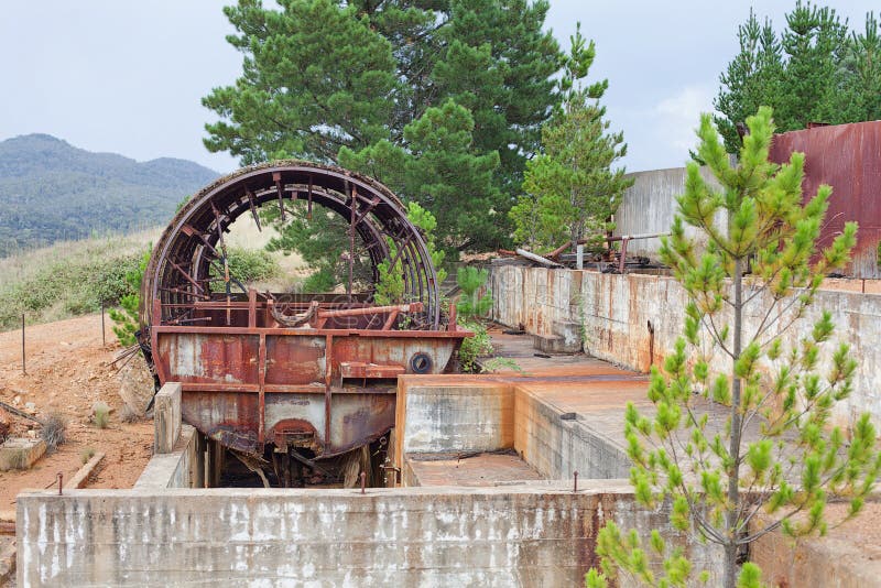 Abandoned Mine Site stock photo. Image of mining, derelict - 25923994