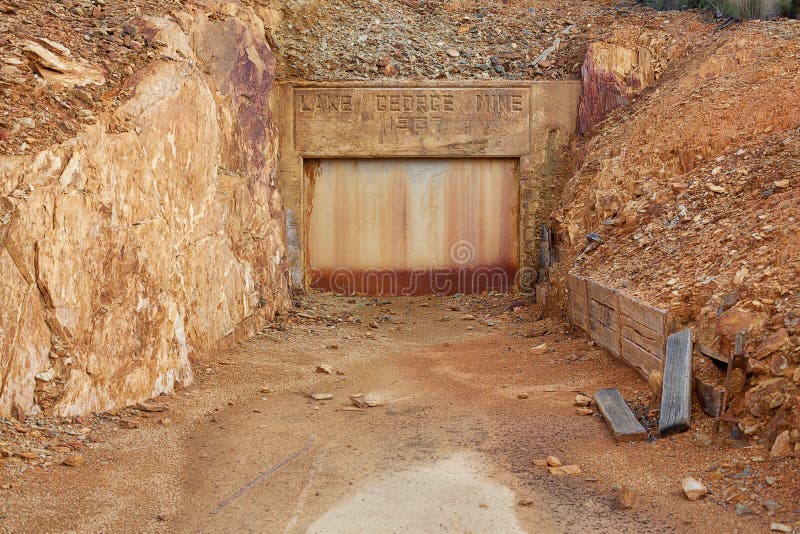 Abandoned Mine Site stock photo. Image of decommissioned - 25924052