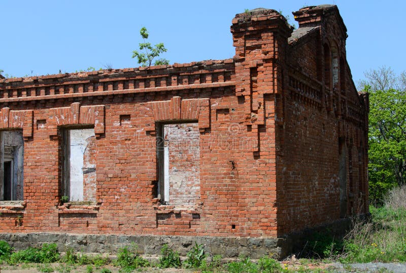 Old brick building editorial photo. Image of house, view - 133513356