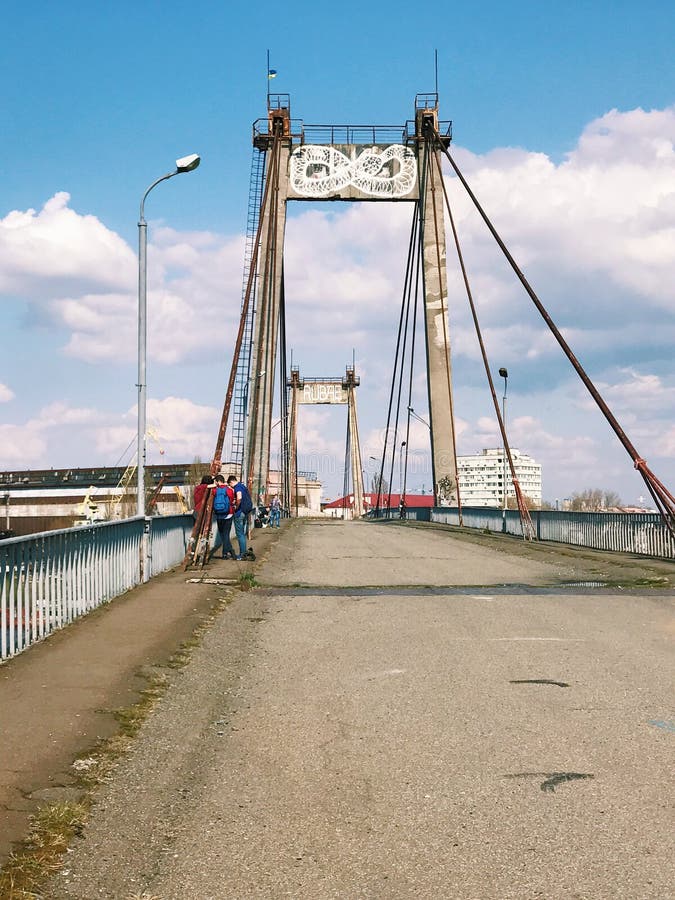 Abandoned Old Bridge Big Engineering Construction Editorial Photo ...