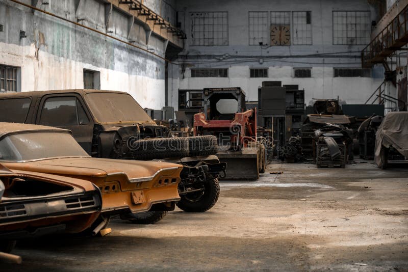 Abandoned old cars stock image. Image of transportation - 49110415