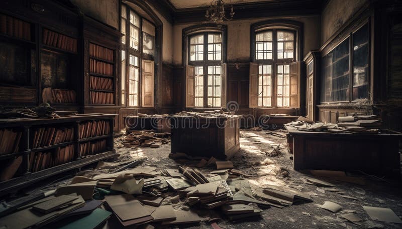 Library Spooky Stock Illustrations – 441 Library Spooky Stock ...