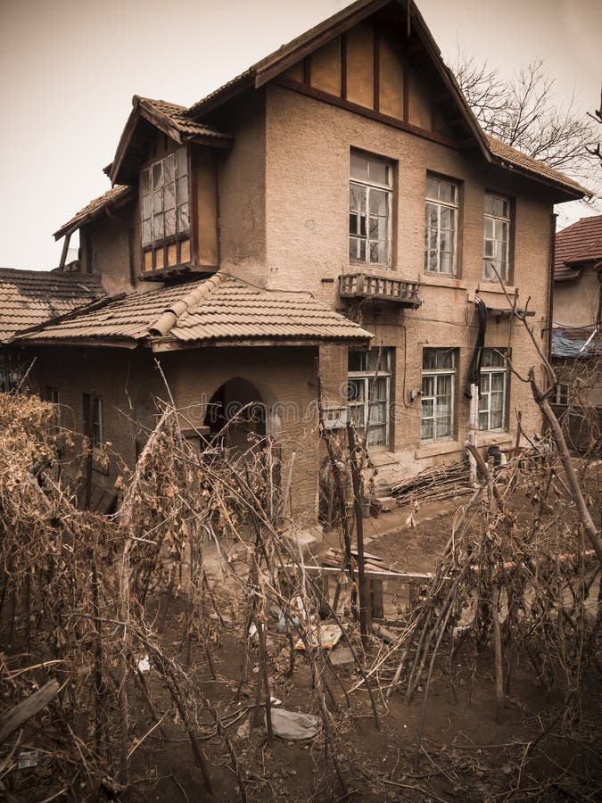 Abandoned old house stock photo. Image of haunted, dark - 49608676