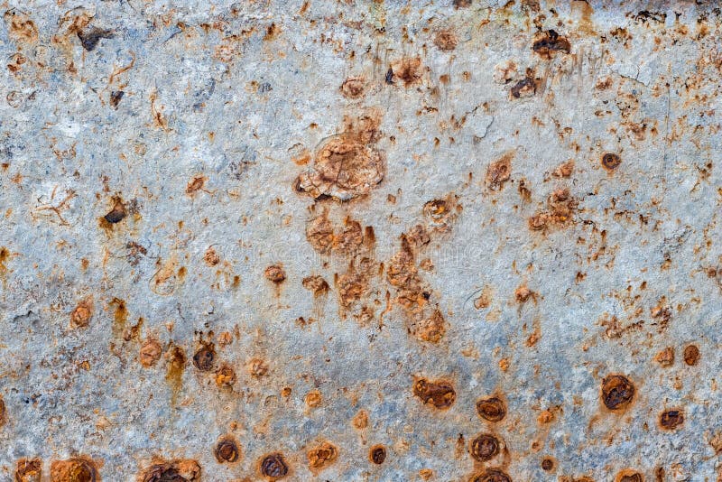 Abandoned Old Iron Sheet with Heavy Brown Rust Stock Image - Image of ...