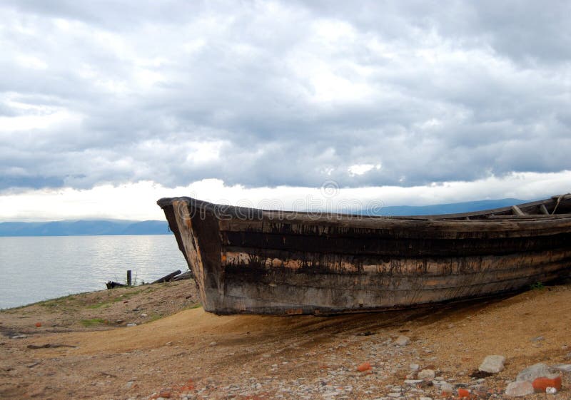 Abandoned old rotten boat stock photo. Image of russian - 5724674