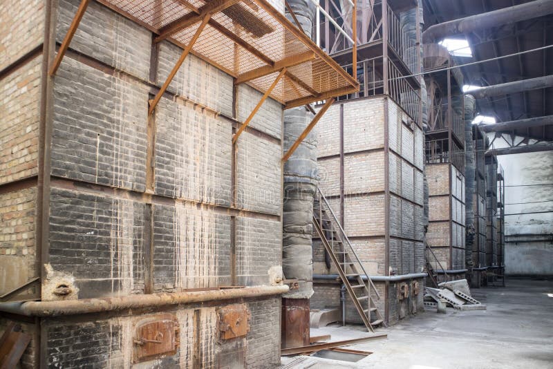 Abandoned Old Steam Bricks Boilers Stock Photo - Image of power ...