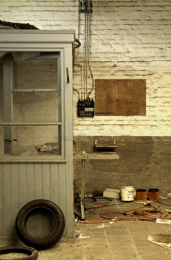 Abandoned Old Working Place Stock Image - Image of tires, place: 40282803
