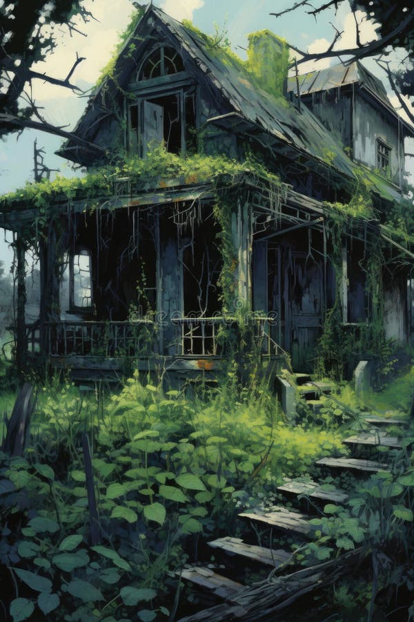Abandoned Overgrown Stock Illustrations – 1,329 Abandoned Overgrown ...