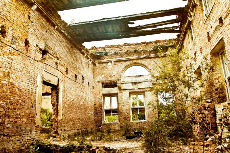 Abandoned place. stock image. Image of grunge, abandoned - 55111299