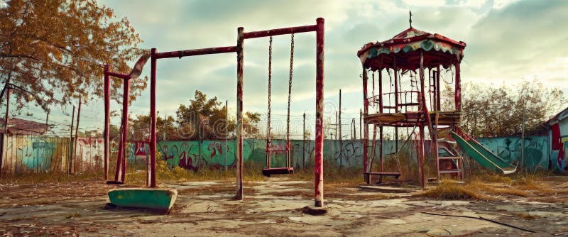 493 Old Rusty Playground Swing Park Stock Photos - Free & Royalty-Free ...