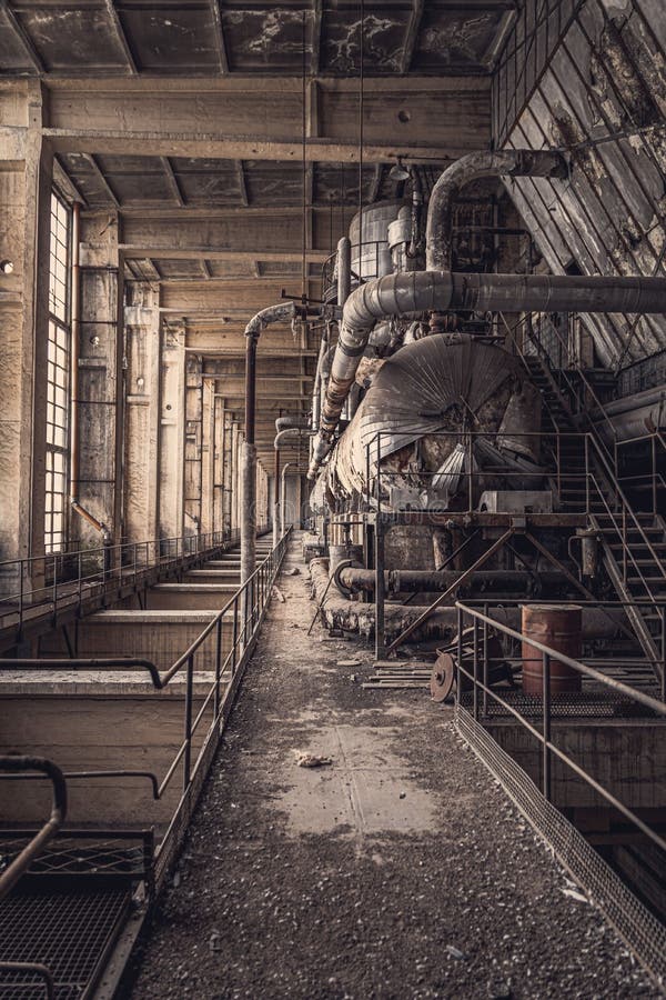 Abandoned Power Plant stock photo. Image of texture - 267621886