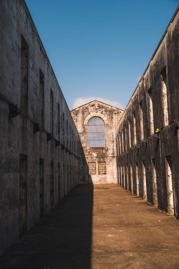 Abandoned Prison Cell Block at Trial Bay Goal in Australia Stock Image ... Abandoned Prison Cell Block at Trial Bay Goal in Australia Stock Image ...