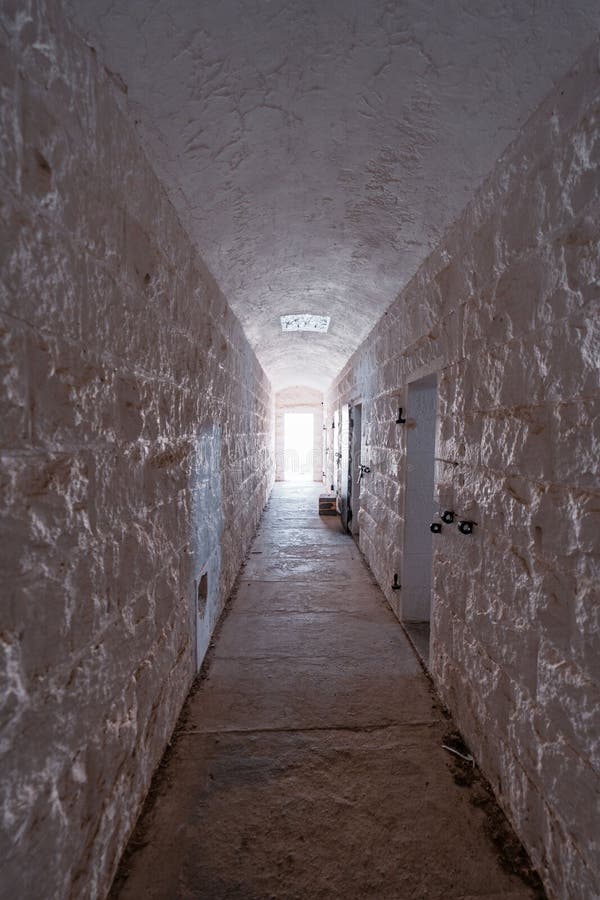 Abandoned Prison Cell Block at Trial Bay Goal in Australia Stock Image ... Abandoned Prison Cell Block at Trial Bay Goal in Australia Stock Image ...