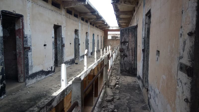 Abandoned Prison in the Former Ussher Fort in Accra, Ghana Stock Photo ...