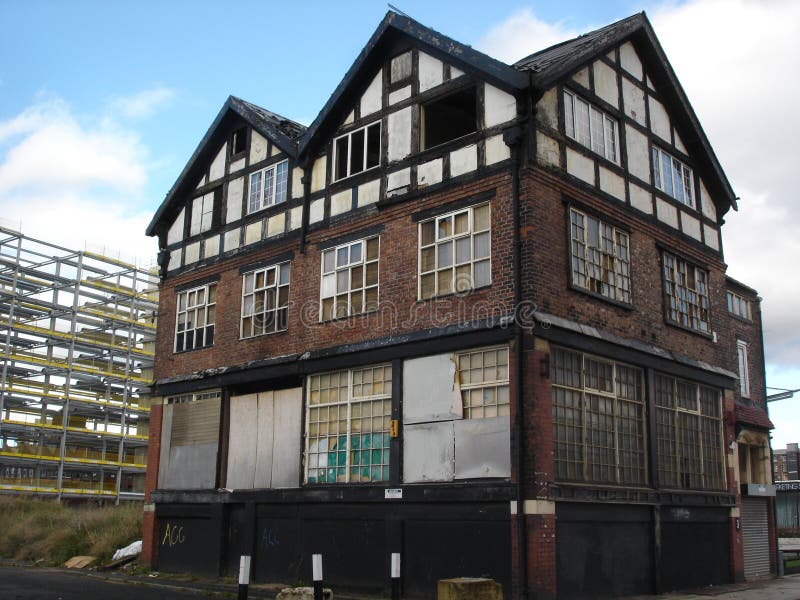 Abandoned Public House stock image. Image of abandoned - 41378223