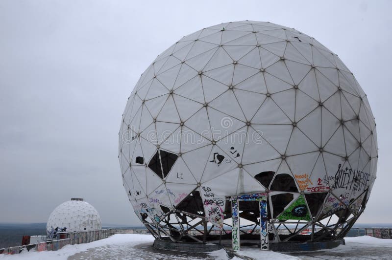 Abandoned Radar Station in Berlin Stock Photo - Image of cold ...