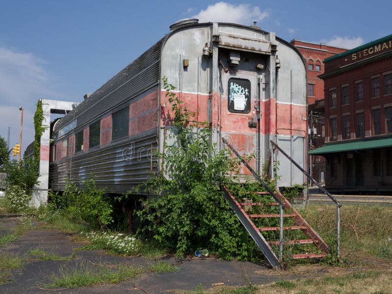 Abandoned Rail Car stock photo. Image of blue, blight - 26165046