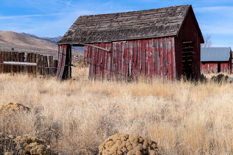 Abandoned red barns stock image. Image of farm, agriculture - 185530331