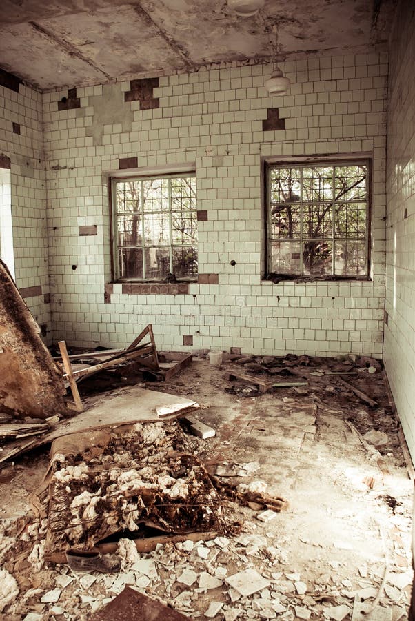 Abandoned room interior stock image. Image of dark, interior - 26955789