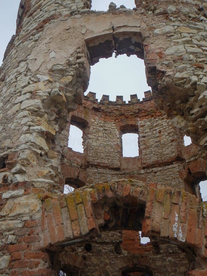 Abandoned Ruin of a Medieval Tower Stock Photo - Image of ruins ...