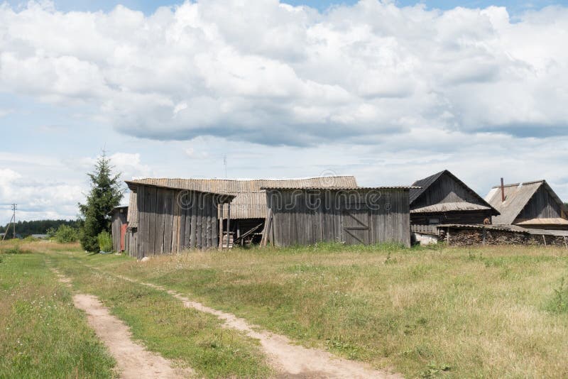 Abandoned rural buildings stock image. Image of architecture - 268376707