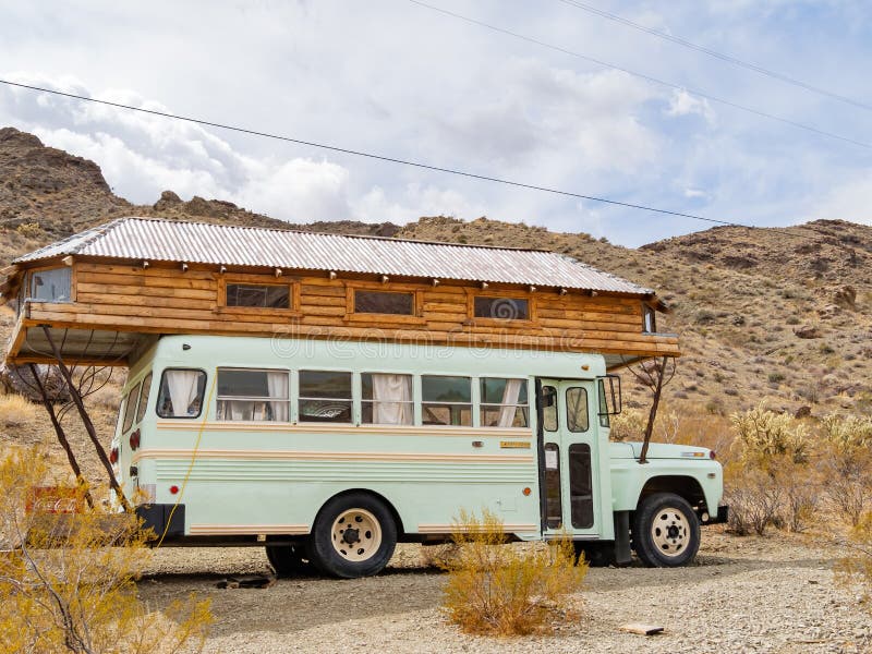 Abandoned RV Car of the Nelson Ghost Town Editorial Photo - Image of ...
