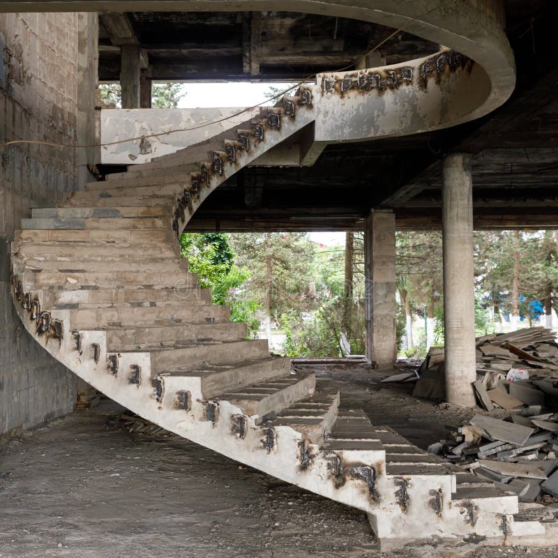 Abandoned Sanatorium in Kobuleti, a High Calving Building on the First ...