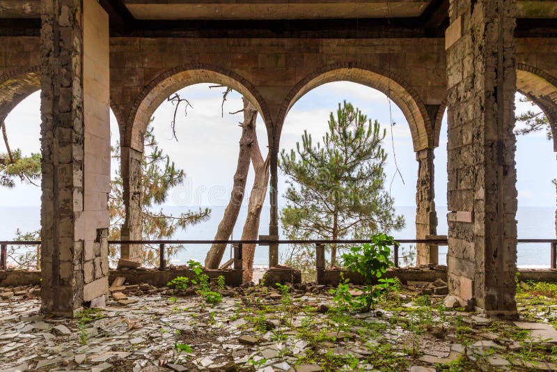 Abandoned Sanatorium in Kobuleti, a High Calving Building on the First ...