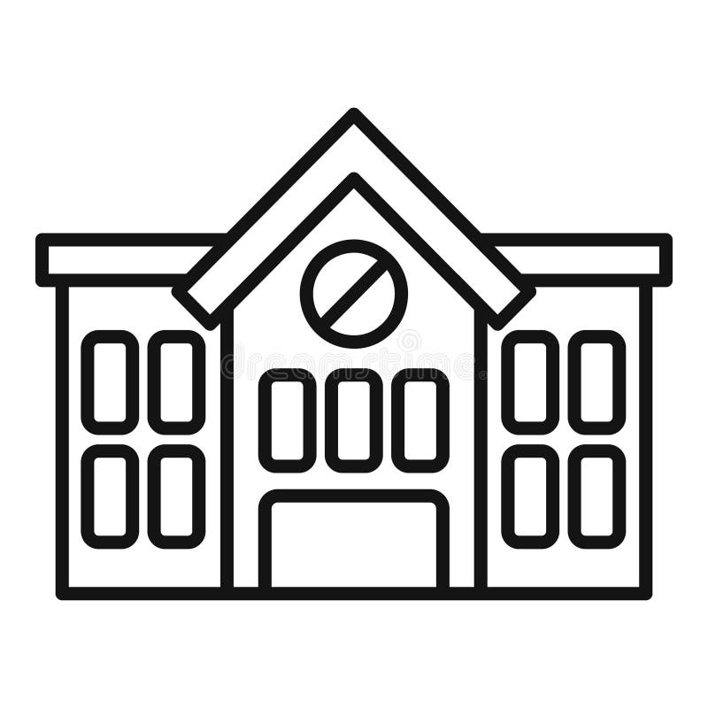 Abandoned School Building Closed during Pandemic Lockdown Stock ...