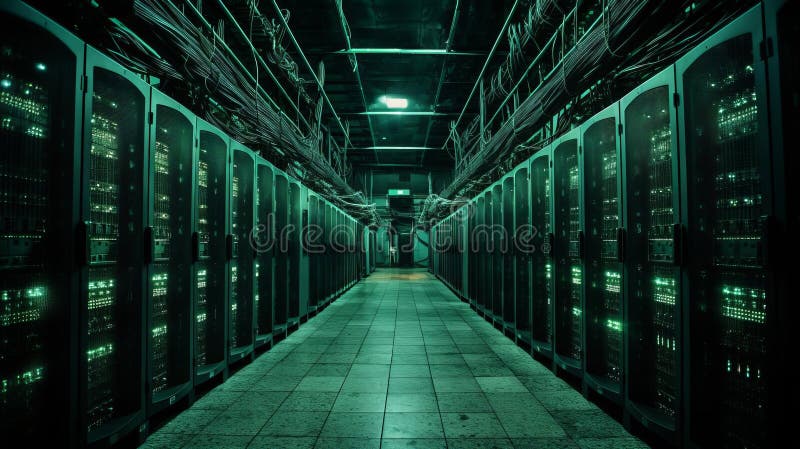 Abandoned Server Farm Renovation: a Foreboding Green Oasis Awaits Stock ...