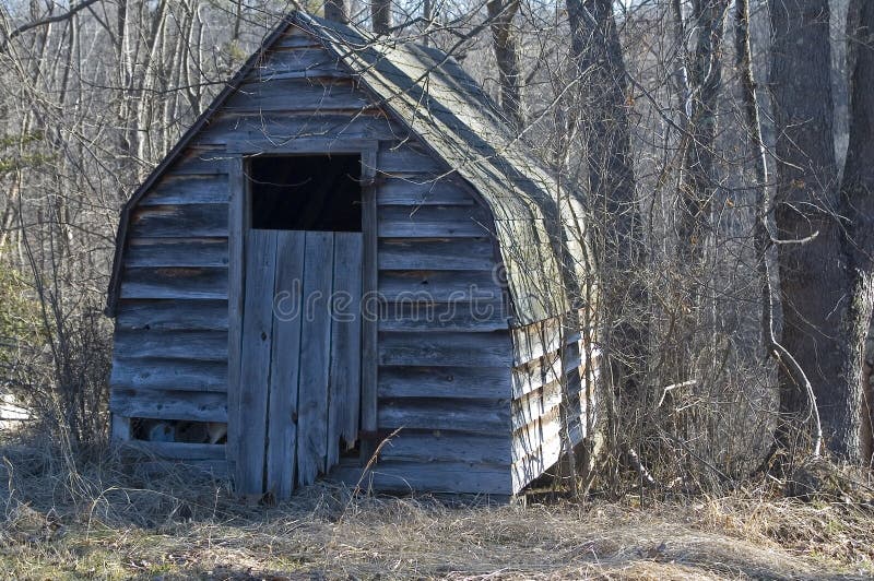 Abandoned shack stock image. Image of fallen, woods, trees - 51594423