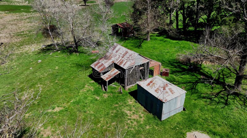 Abandoned Shearing Shed stock footage. Video of building - 257812824
