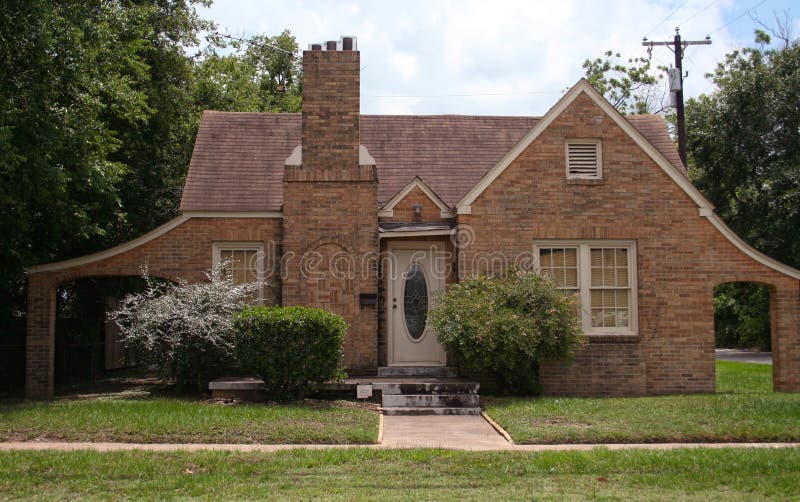 Abandoned Small Historic Home in Rural East Texas Stock Image - Image ...