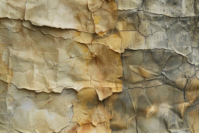 Abandoned Stack of Crumpled, Dirty Paper Sheets. Messy, Discarded ...