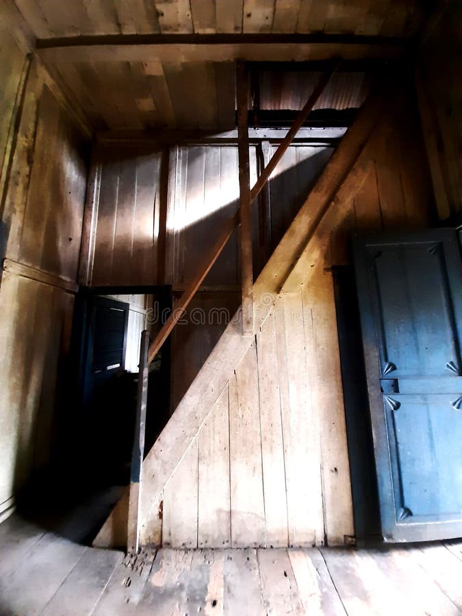 Abandoned stair in house stock image. Image of design - 258756773