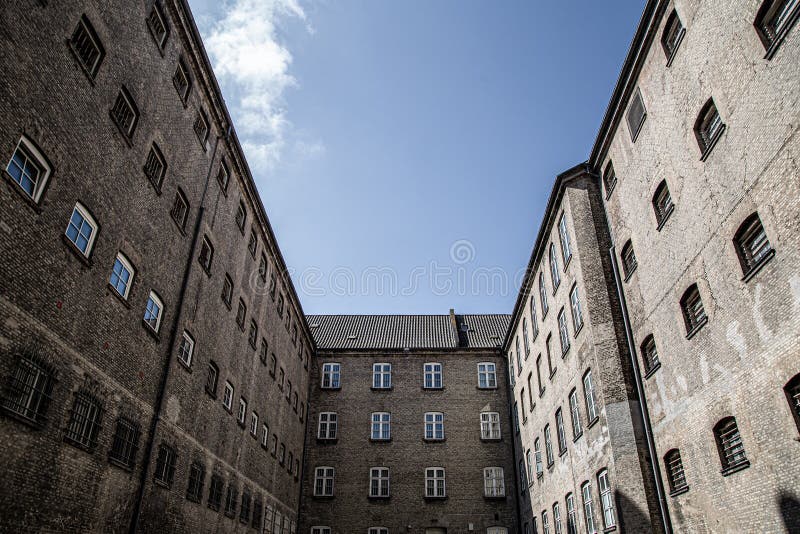 The abandoned state prison stock photo. Image of danish - 153389248