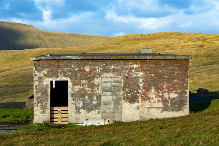 Abandoned Station for Long Range Navigation Stock Photo - Image of ...