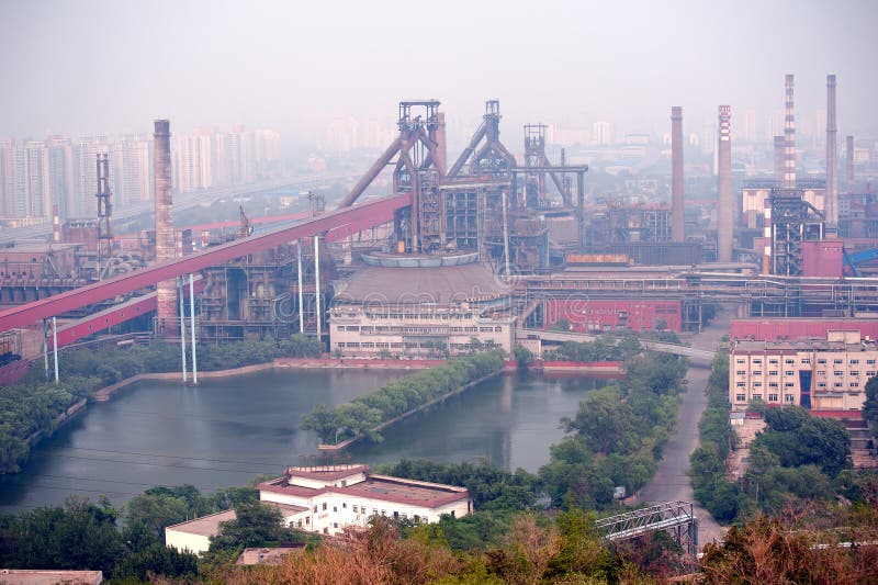 Abandoned steel works stock image. Image of abandoned - 19969417