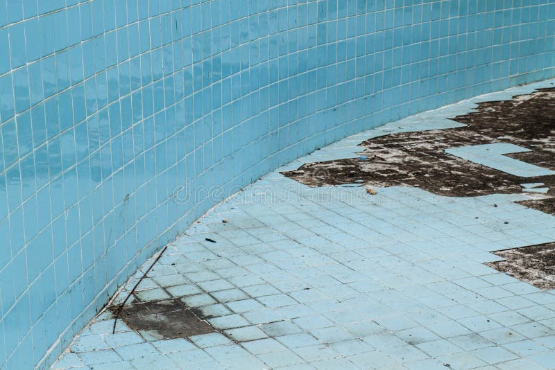 Abandoned swimming pool stock image. Image of ruin, overgrown - 28013327