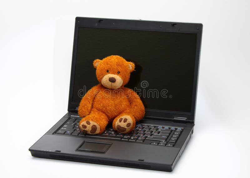 Abandoned teddy bear stock image. Image of notebook, teddy - 36489157