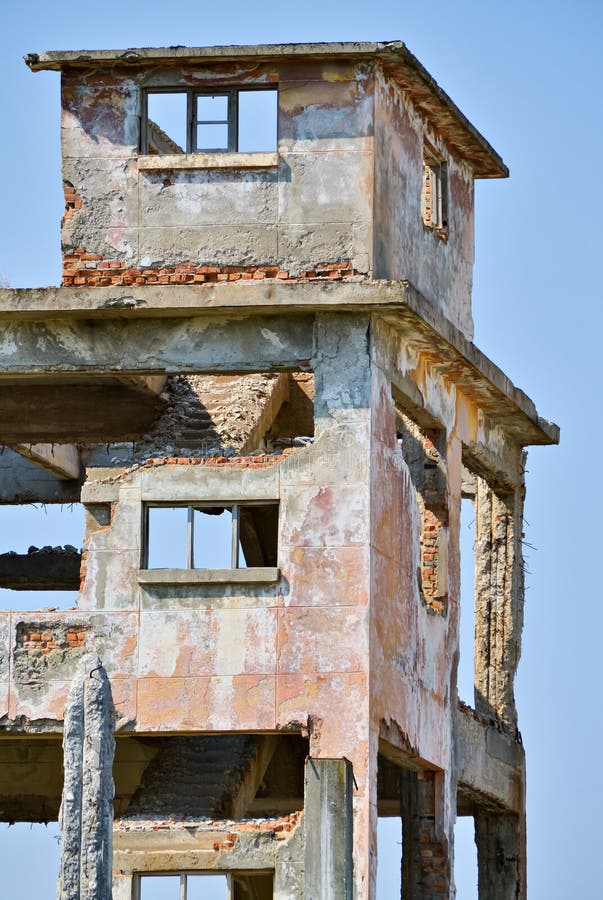 Abandoned tower stock photo. Image of wreck, exterior - 60243892