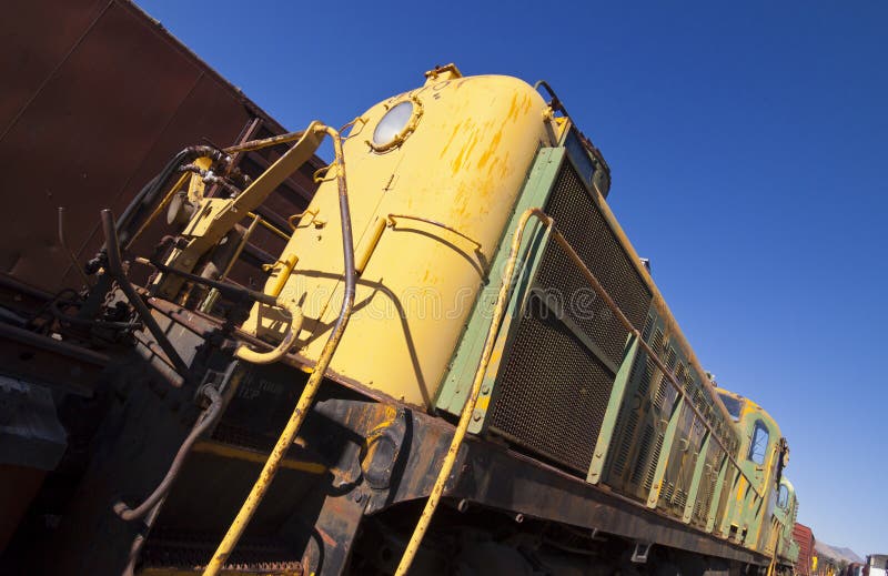 Abandoned Train Engine stock photo. Image of machinery - 26902728