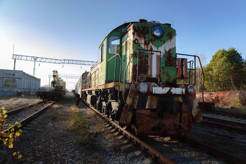 Abandoned Train Left Outside Editorial Photography - Image of cargo ...