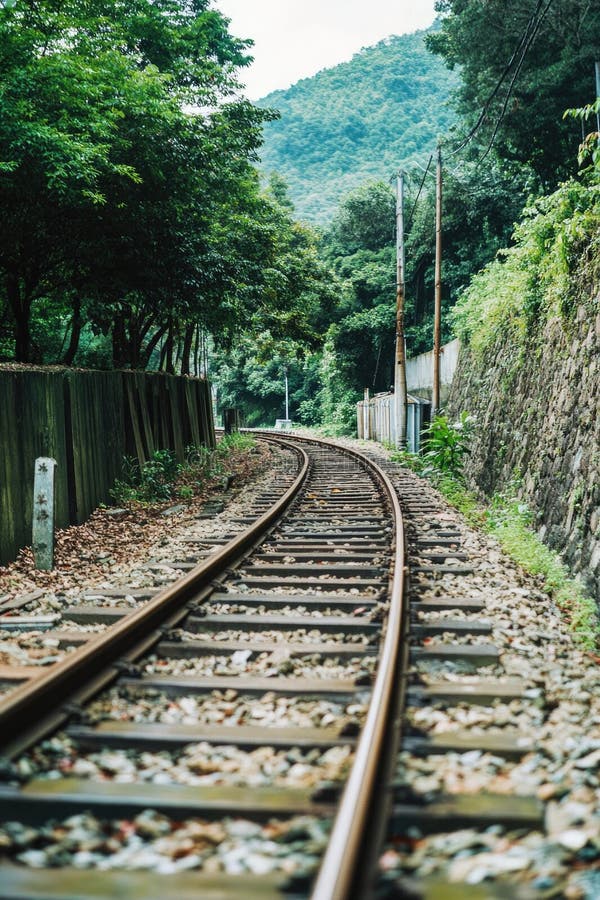 Abandoned Train Tracks stock photo. Image of railroad - 360208004