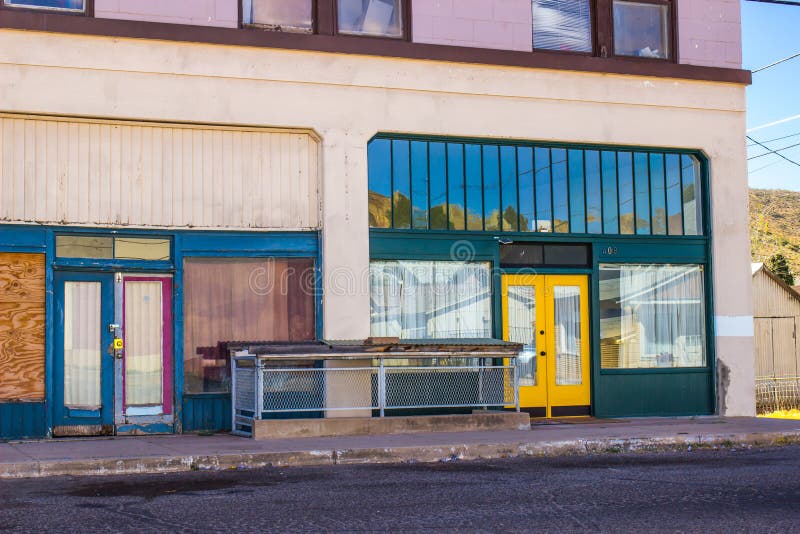 Two Story Commercial Building Stock Image - Image of architecture ...