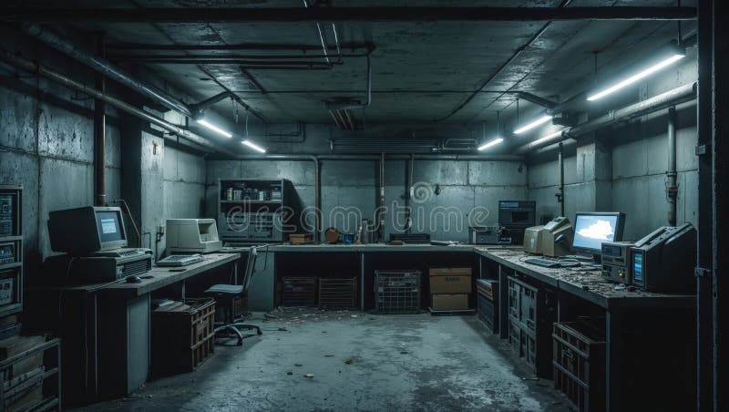 Underground Computer Control Room Stock Photos - Free & Royalty-Free ...