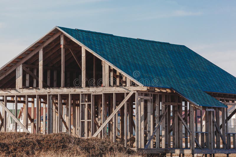Abandoned Unfinished Empty House No Windows, Abandoned Construction ...