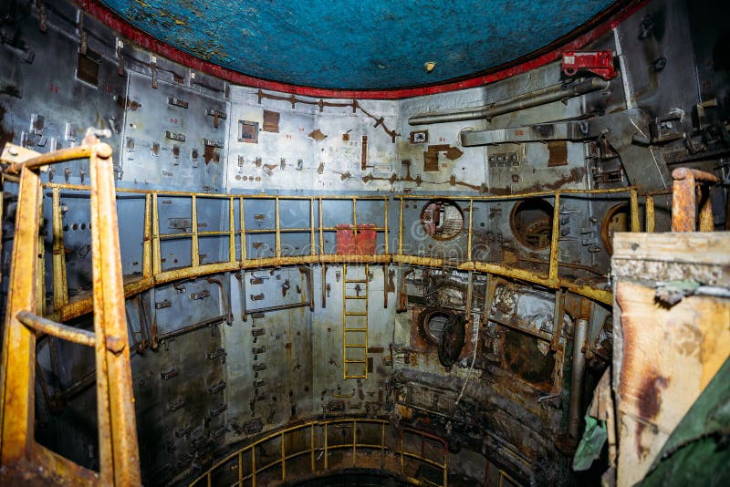 Abandoned Unified Missile Underground Command Post Mine Type Stock ...